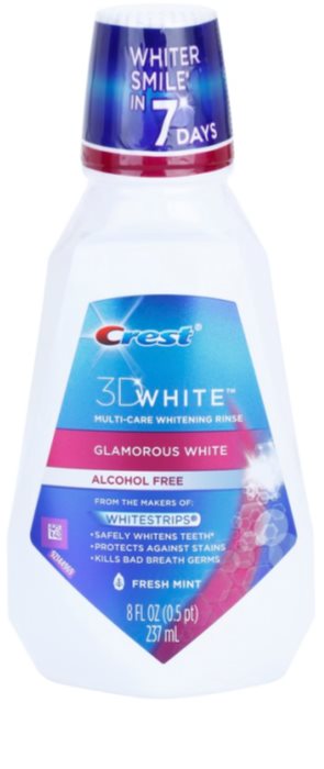 Crest 3D White Glamorous White Mouthwash with Whitening Effect | notino ...