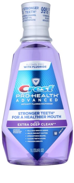 Crest Pro-Health Advanced Mouthwash for Fresh Breath and Gum Protection ...