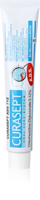 Curaprox Curasept ADS 712 Gel Toothpaste For Protection Of Teeth And ...