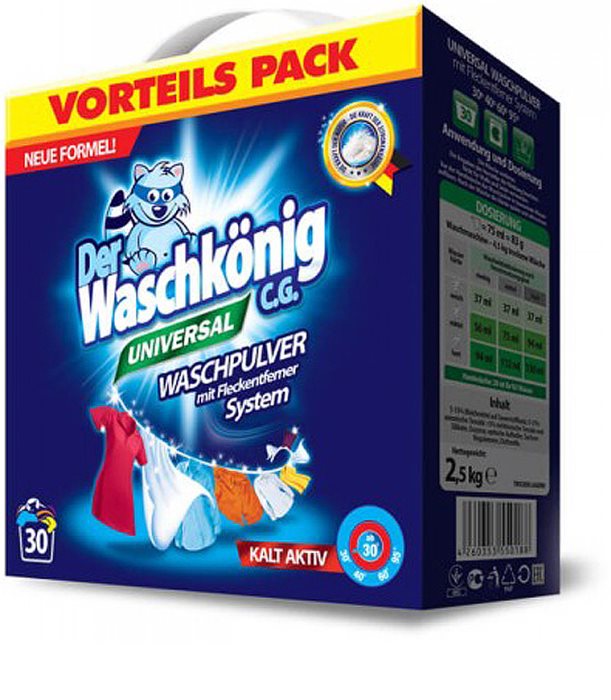 Der Waschkönig Universal Waschpulver