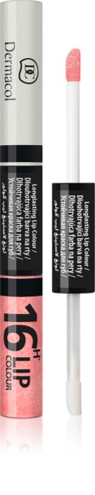 Dermacol 16H Lip Colour dlouhotrvající dvoufázová barva a lesk na rty ...