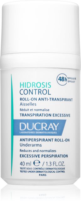 Ducray Hidrosis Control Antiperspirant Roll-On to Treat Excessive ...