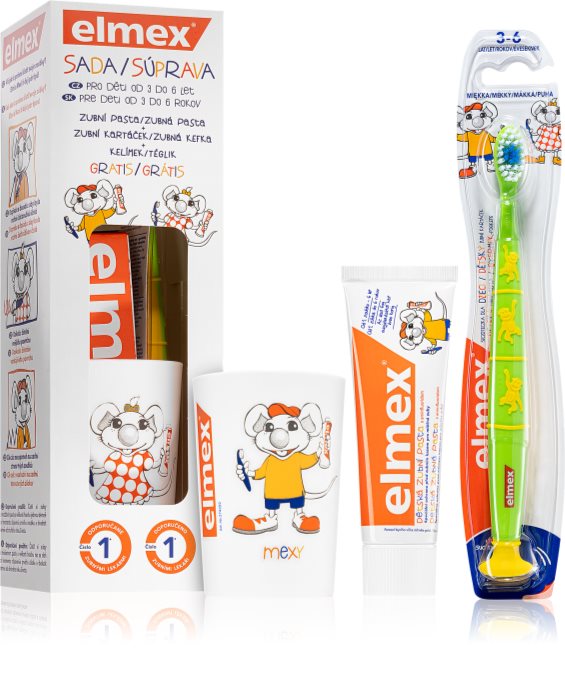 Elmex Kids 3-6 Years Zahnpflegeset (für Kinder) | notino.at