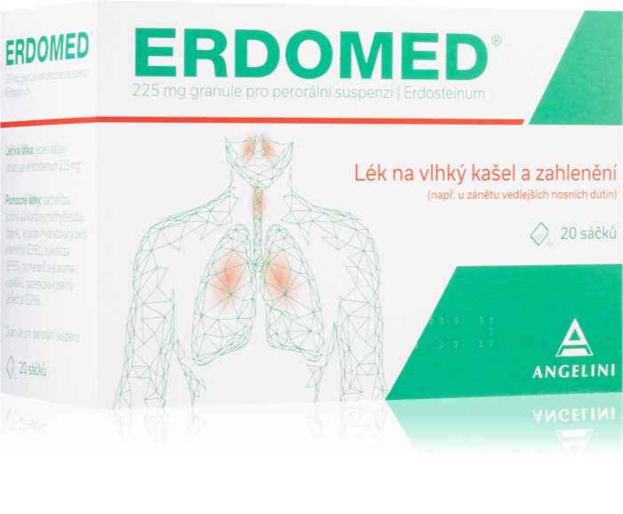 Erdomed Erdomed 225 mg granule pro perorální suspenzi | notino.cz