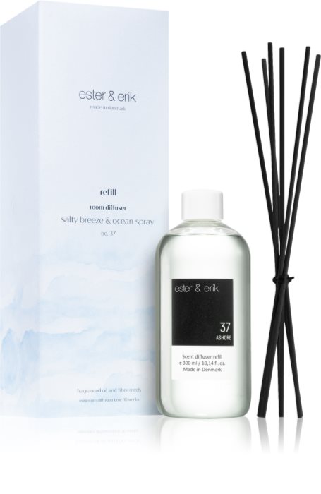ester & erik room diffuser salty breeze & ocean spray (no. 37) refill for aroma diffusers ...