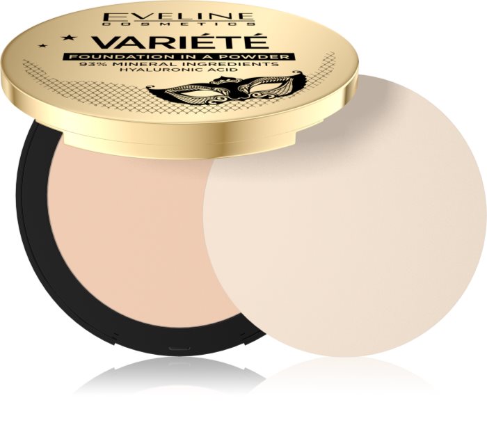 Eveline Cosmetics Variété poudre compacte minérale avec applicateur | notino.fr