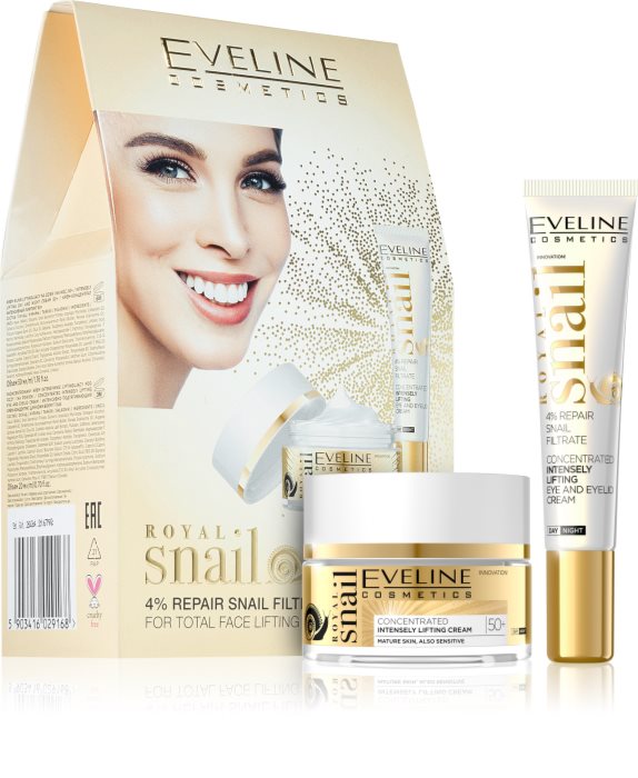 Eveline Cosmetics Royal Snail подаръчен комплект за перфектен външен ...