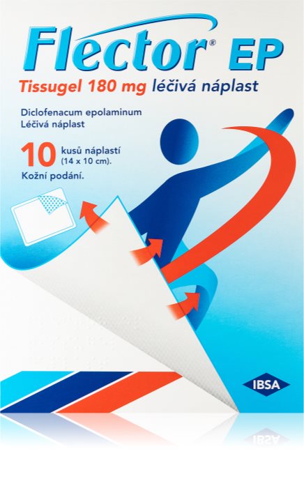 Flector EP Flector EP Tissugel 180 mg léčivá náplast | notino.cz