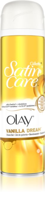 Gillette Satin Care Olay Vanilla Dream gel na holení | notino.cz