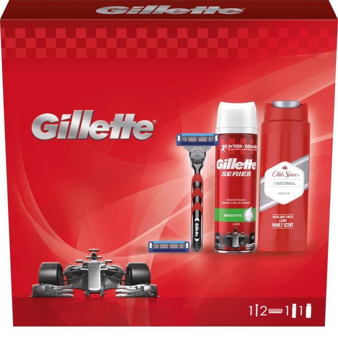Gillette Mach3 Turbo Gift Set (for Men) | notino.ie