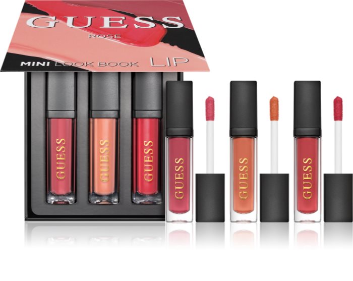 Guess Mini Kits Rose coffret cadeau (lèvres) pour femme | notino.be Guess Mini Kits Rose coffret cadeau (lèvres) pour femme | notino.be