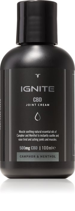 Ignite CBD Camphor & Menthol 500mg Relaxing Cream For Muscles And ...