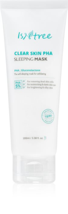 Isntree Clear Skin PHA Sleeping Mask Natmaske til hudfornyelse | notino.dk