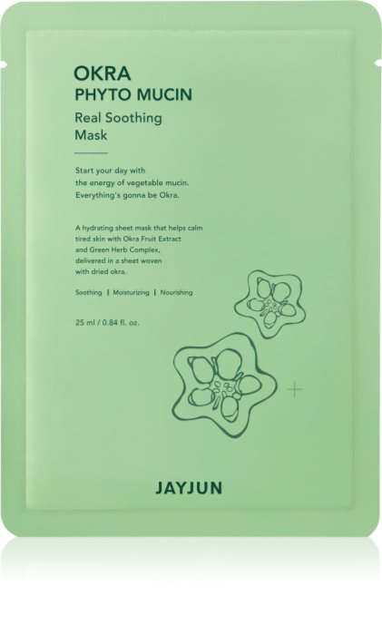 Jayjun Okra Phyto Mucin Calming Face Sheet Mask | notino.ie