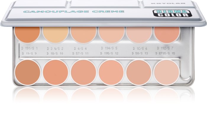 Kryolan Dermacolor Camouflage System paleta de 12 correctores | notino.es