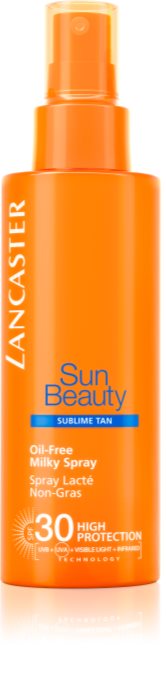 Lancaster Sun Beauty Oil-Free Milky Spray Oil-Free Sunscreen in Spray ...