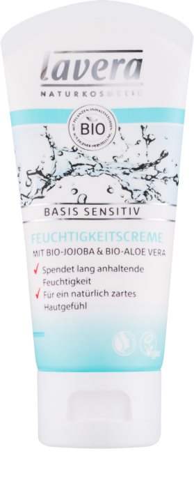 Lavera Basis Sensitiv Feuchtigkeitsspendende Tagescreme für empfindliche Haut | notino.at