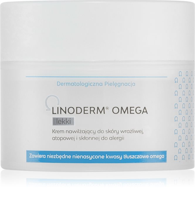 Linoderm Omega Light Cream Light Moisturiser for Sensitive Skin ...
