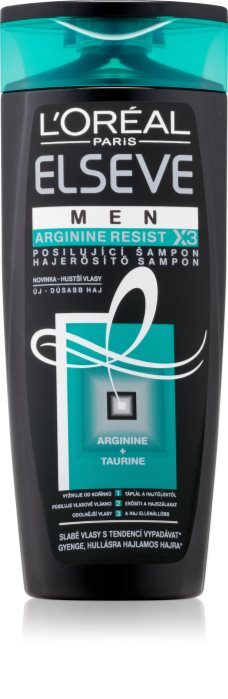 L’Oréal Paris Elseve Arginine Resist X3 shampoing fortifiant pour homme ...