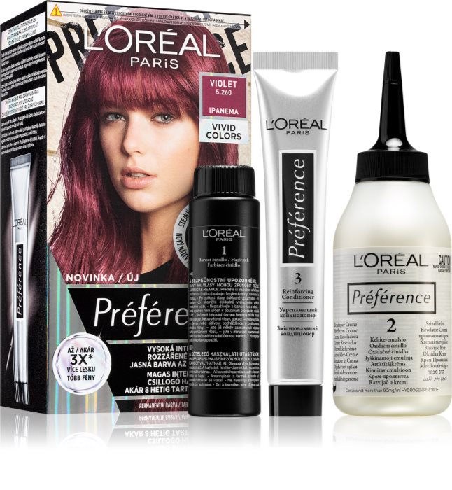 L’Oréal Paris Préférence Vivids coloration cheveux | notino.be