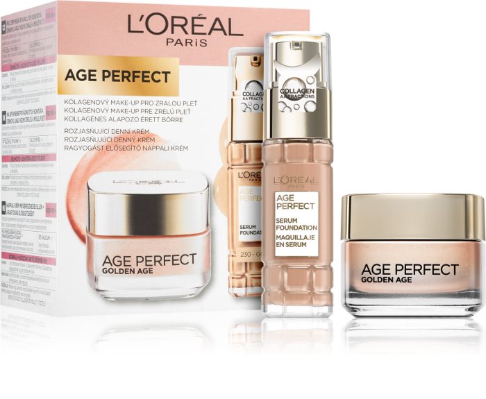L’Oréal Paris Age Perfect Golden Age set for hydrated skin 230 Shade ...