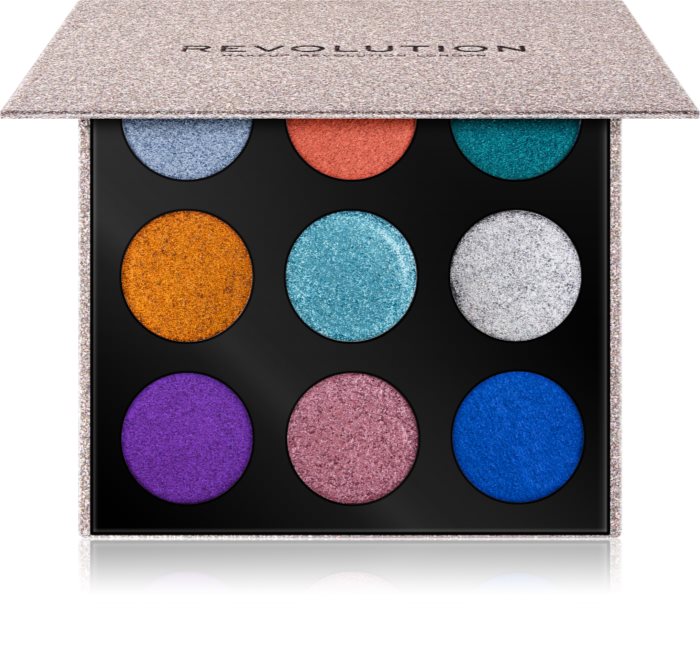 Makeup Revolution Pressed Glitter Palette Pressed Shimmer Palette ...