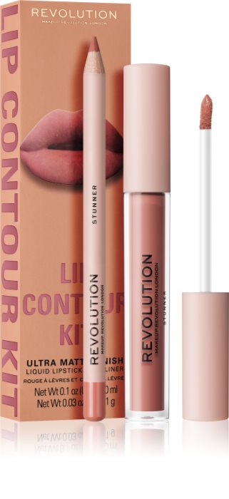 Makeup Revolution Lip Contour Kit Zestaw Do Ust