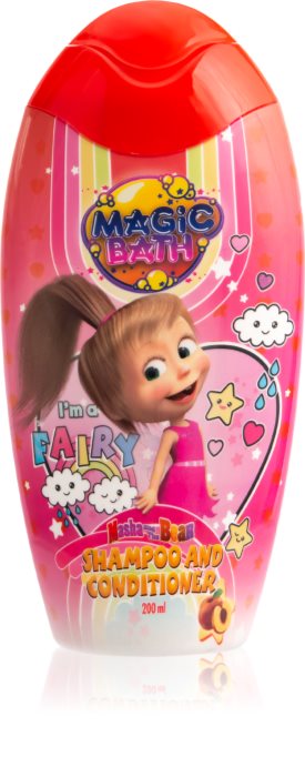 Masha & The Bear Magic Bath Shampoo and Conditioner шампоан и балсам 2 ...