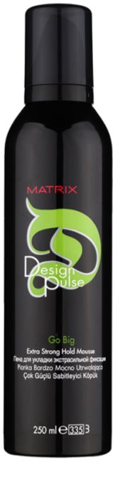 Matrix Design Pulse пяна за коса силна фиксация | notino.bg