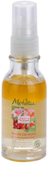 Melvita Pulpe de Rose двуфазен серум за освежаване и изглаждане на ...