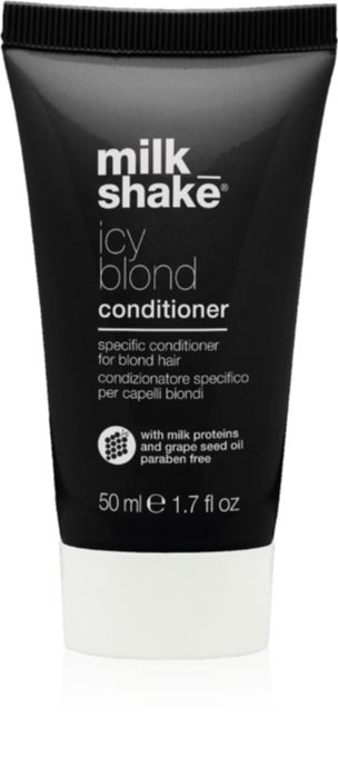 milk_shake® Silver Shine cream mousse for blonde hair neutralising ...