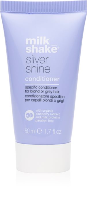 Milk Shake Silver Shine cream mousse for blonde hair neutralising ...