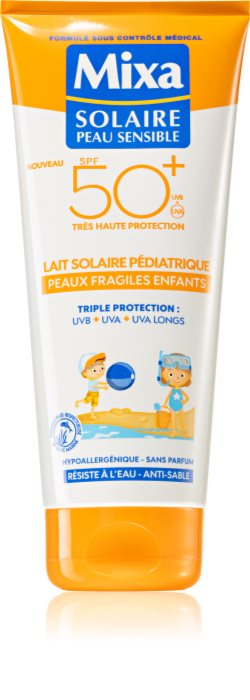 MIXA Sun крем для загара для детей SPF 50+ | notino.ru
