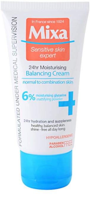 MIXA 24 HR Moisturising Balancing And Moisturizing Cream for Normal and ...