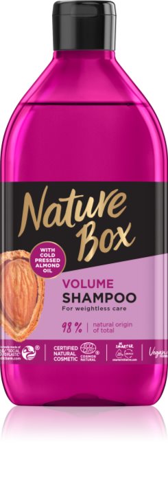 Nature Box Almond objemový šampon pro hustotu vlasů | notino.cz