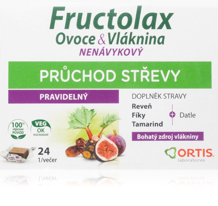 Ortis Fructolax Ovoce & Vláknina doplněk stravy pro podporu trávení ...