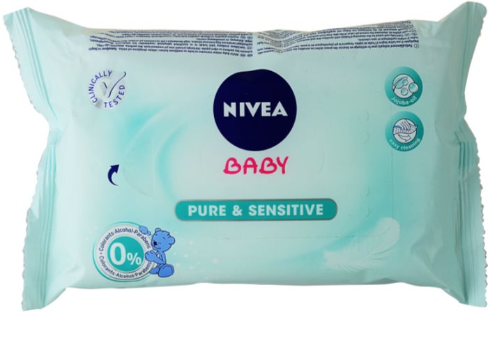 Nivea Baby Pure & Sensitive Cleansing Wipes for Kids | notino.co.uk