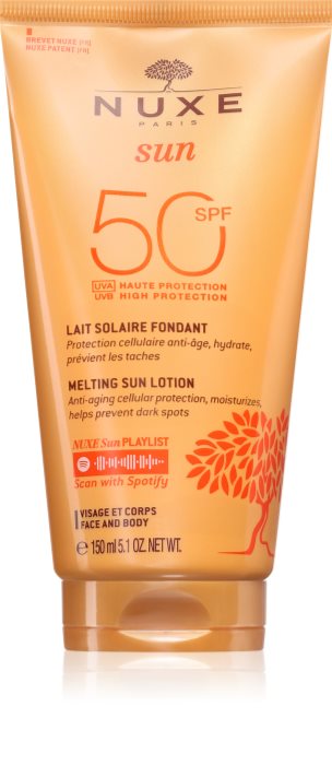 Nuxe Sun Protective Sunscreen Lotion SPF 50 | notino.co.uk