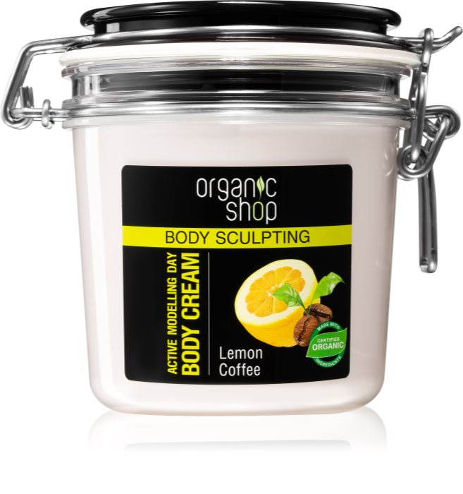 Organic Shop Body Sculpting Lemon Coffee Soft Body Cream With ...