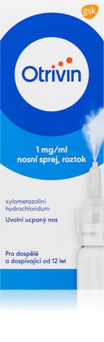 Otrivin Otrivin sprej 1mg/ml nosní sprej, roztok | notino.cz