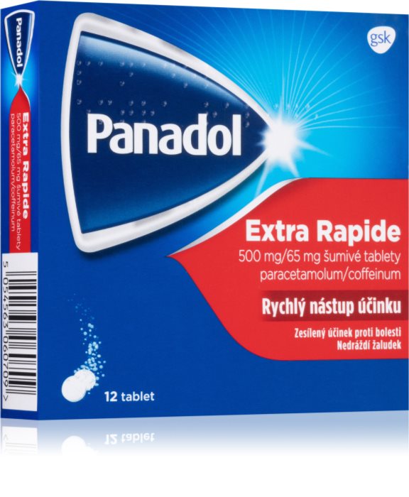 Panadol Panadol Extra Rapide 500mg/65mg šumivé tablety | notino.sk