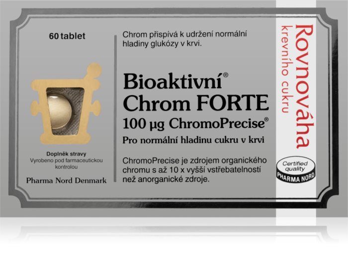 Pharma Nord Bioaktivní chrom Forte doplněk stravy pro udržení normální ...