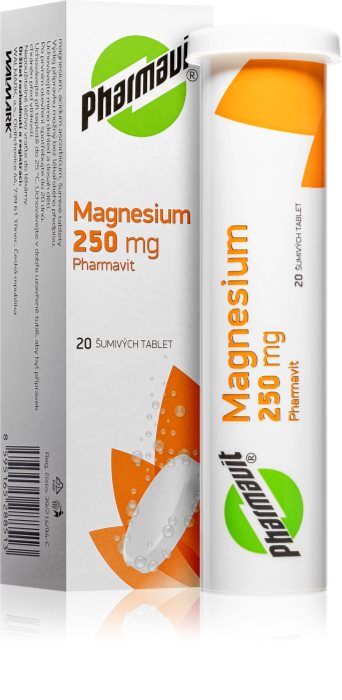 Pharmavit Magnesium 250 mg šumivé tablety | notino.cz