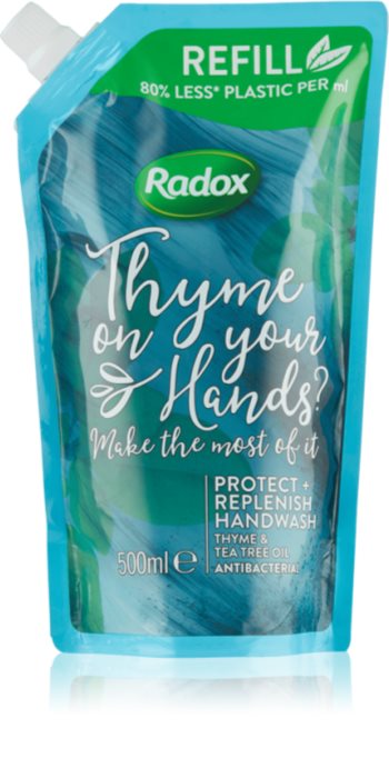 Radox Thyme on your hands? Liquid Soap With Antibacterial Ingredients ...