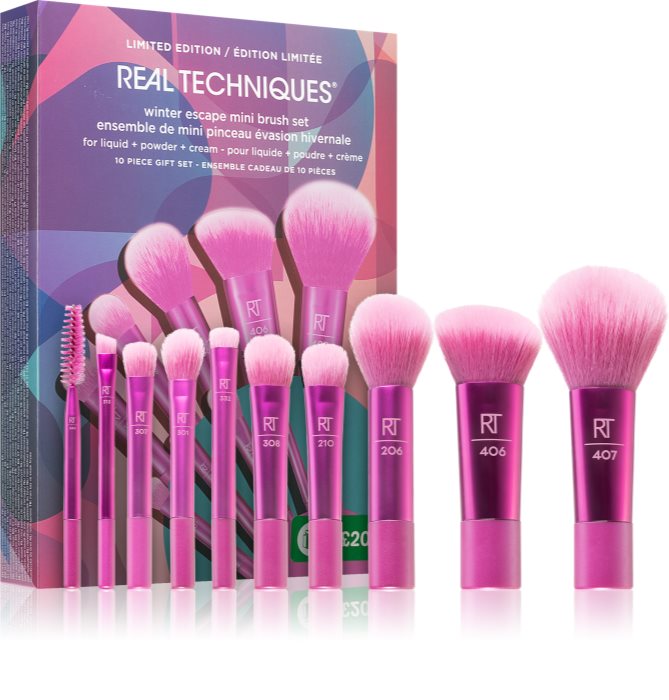 Real Techniques Limited Edition Winter Escape set de mini brochas ...