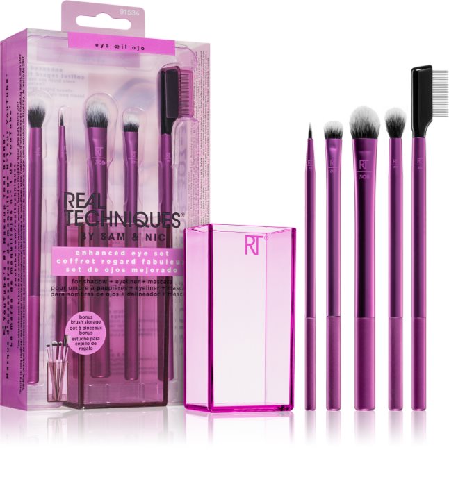 Real Techniques Enhanced Eye Set sada štětců (na oční stíny) | notino.cz