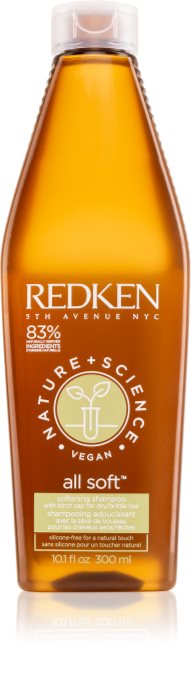 Redken Nature+Science All Soft Moisturizing Shampoo for Dry and Damaged ...