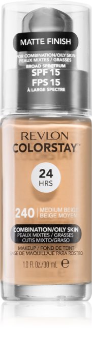 Revlon Cosmetics ColorStay™ Long-Lasting Mattifying Foundation SPF 15 ...