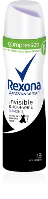 Rexona Invisible on Black + White Diamond Antiperspirant Spray | notino ...