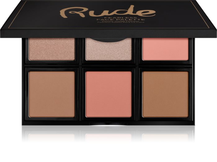 Rude Cosmetics Face Palette Fearless Paleta Para O Rosto Notino Pt